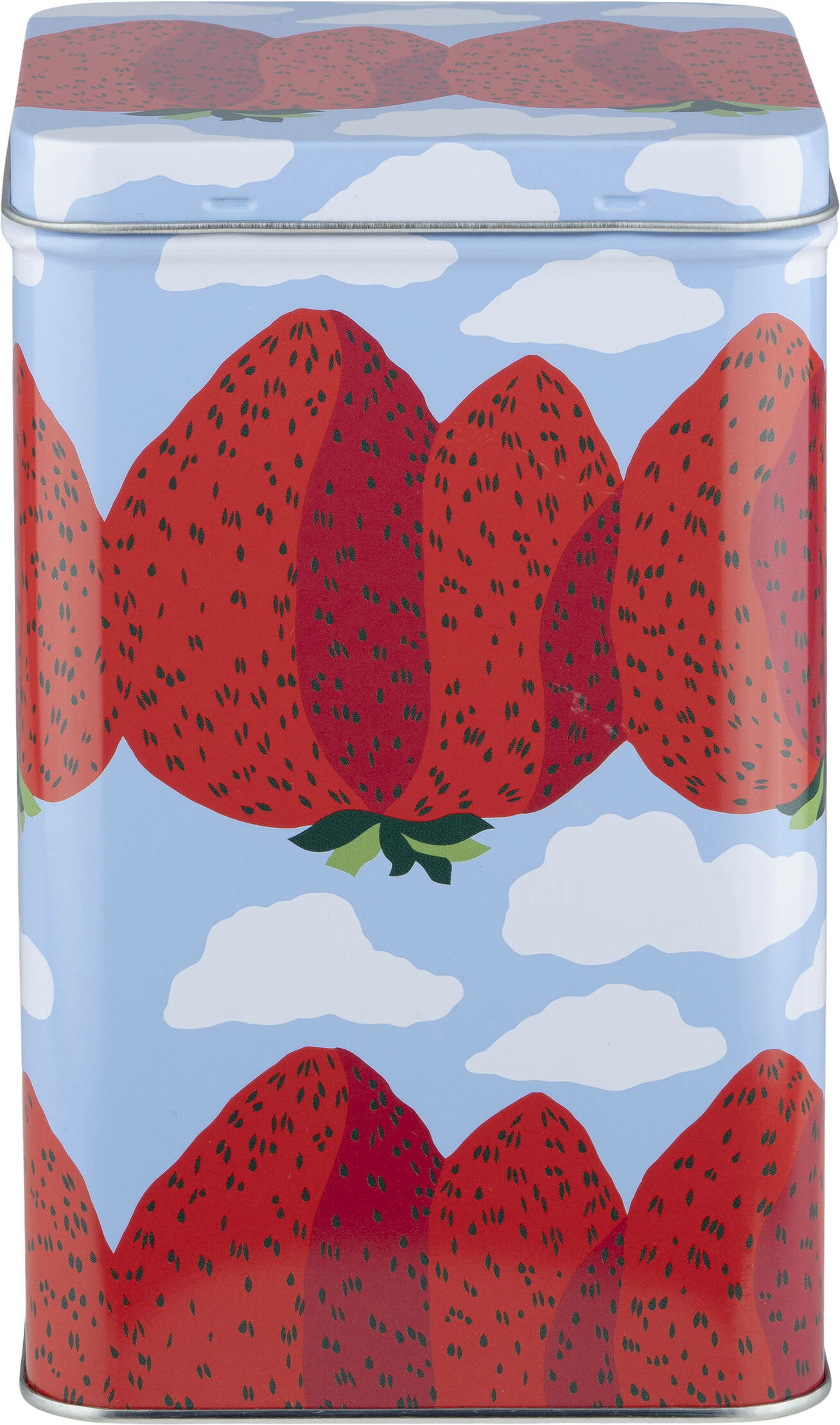 Mansikkavuoret peltipurkki - marimekko